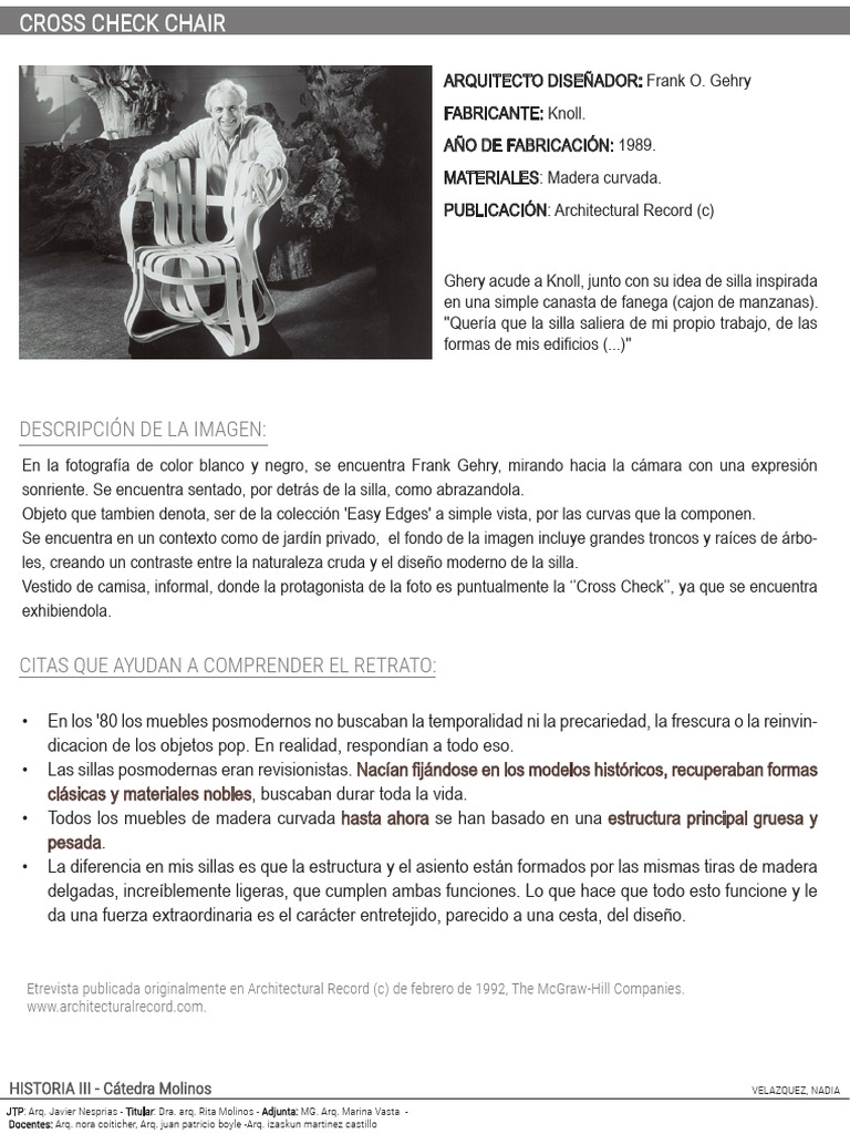 TP 4 Objetos domesticos - Velazquez Nadia | PDF | Silla | Cartón
