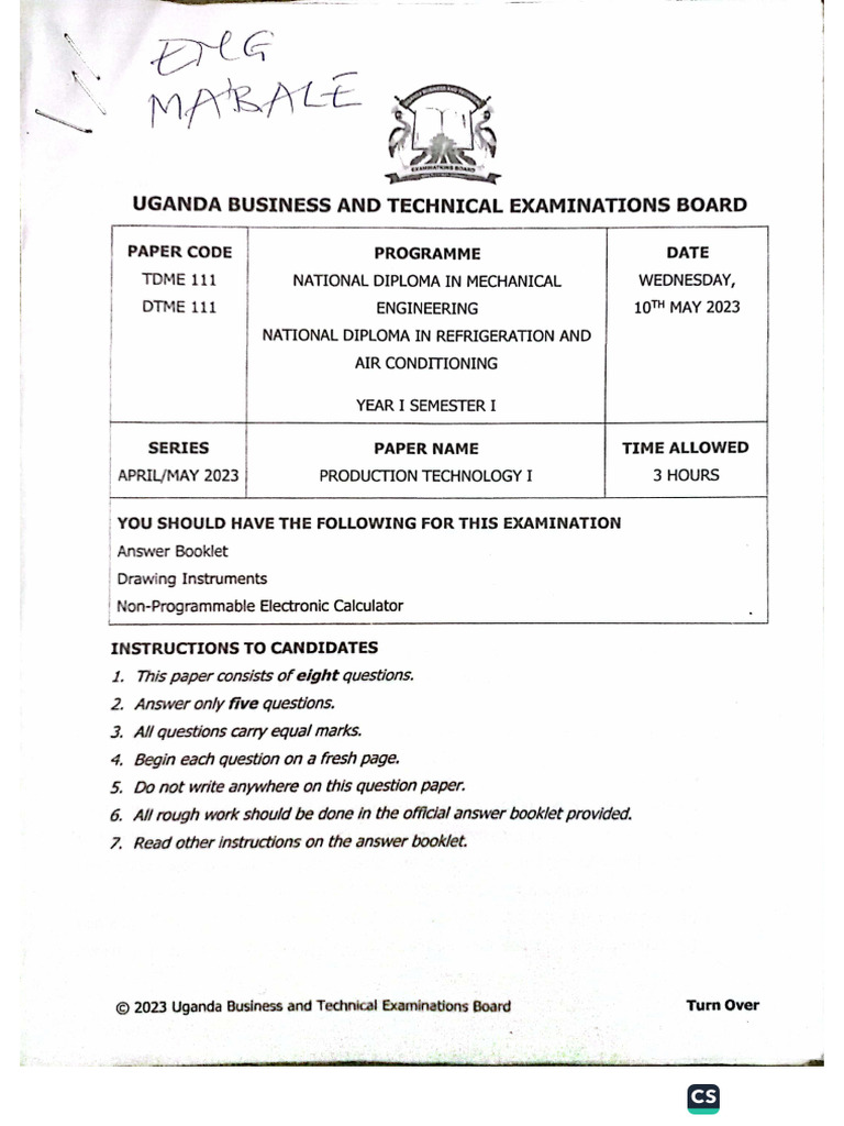 Production Technology | PDF