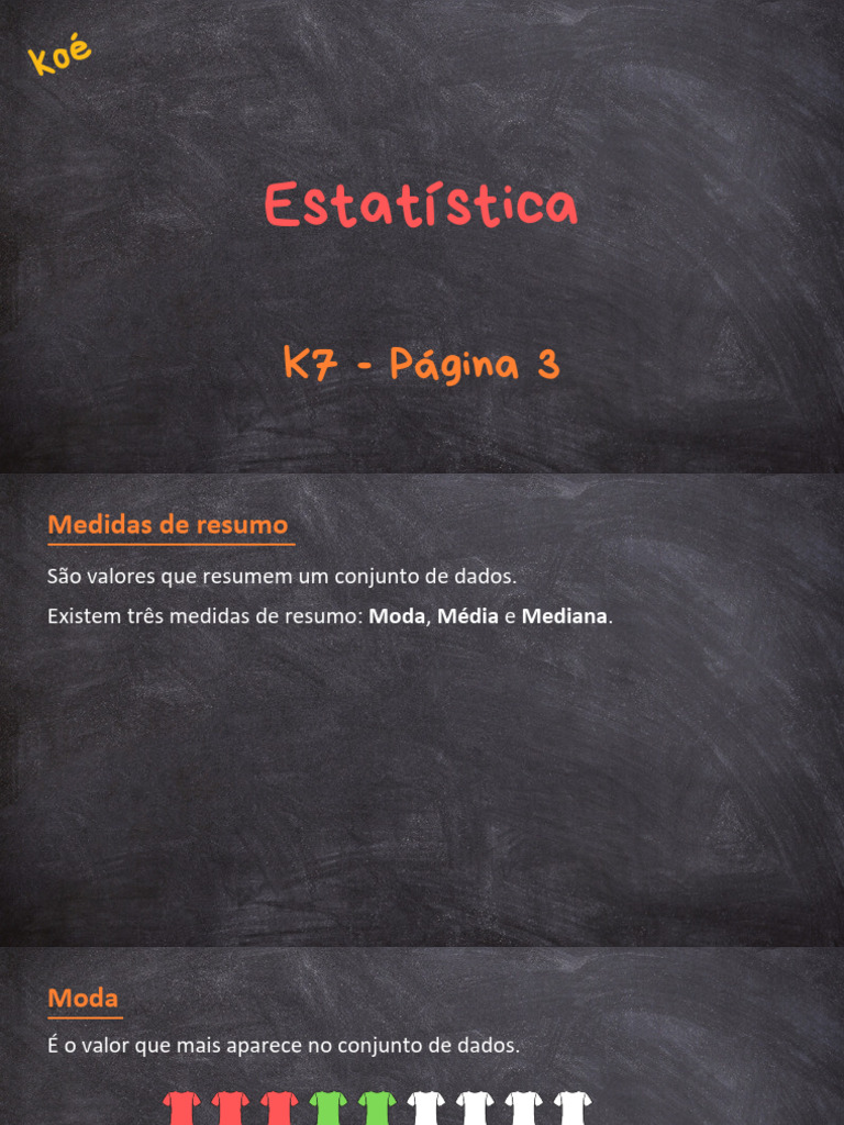 Aula 28 - Estatística | PDF | Modo (Estatística) | Média