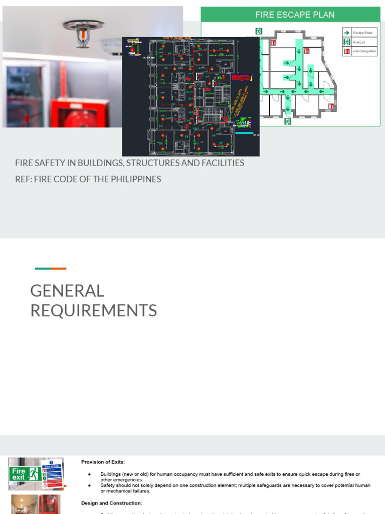 Lec 9 Fire Safety in Buildings Structures and Facilities | PDF | Fire Safety | Firefighting