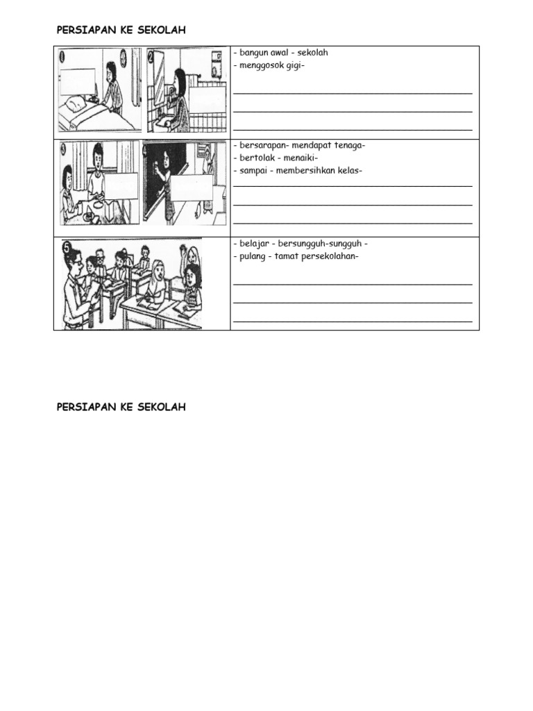 Persiapan Sekolah untuk Tahun 2 | PDF