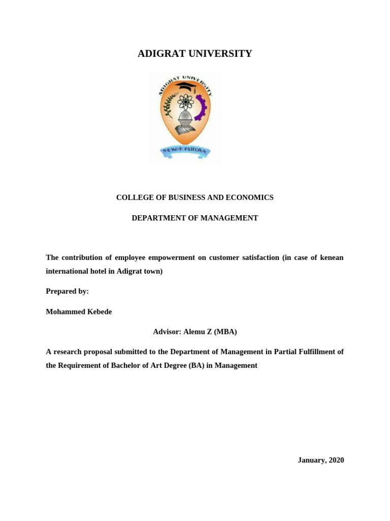 ADIGRAT UNIVERSITY | PDF | Empowerment | Sampling (Statistics)