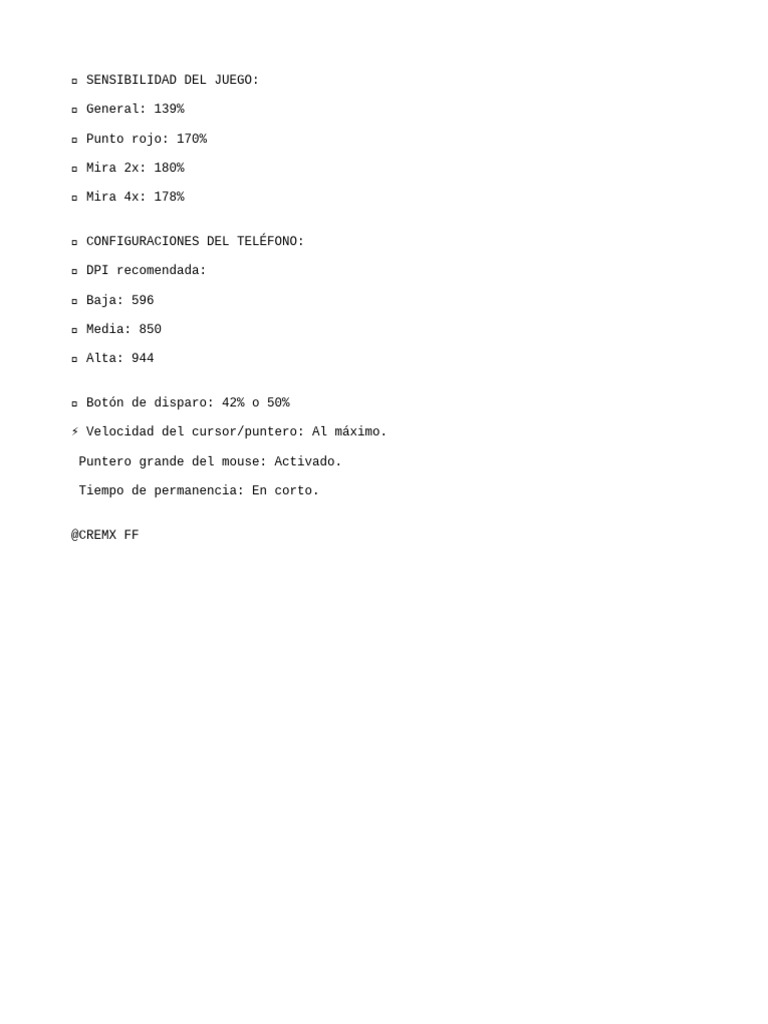 Pack Completo (Sensi+Config) | PDF
