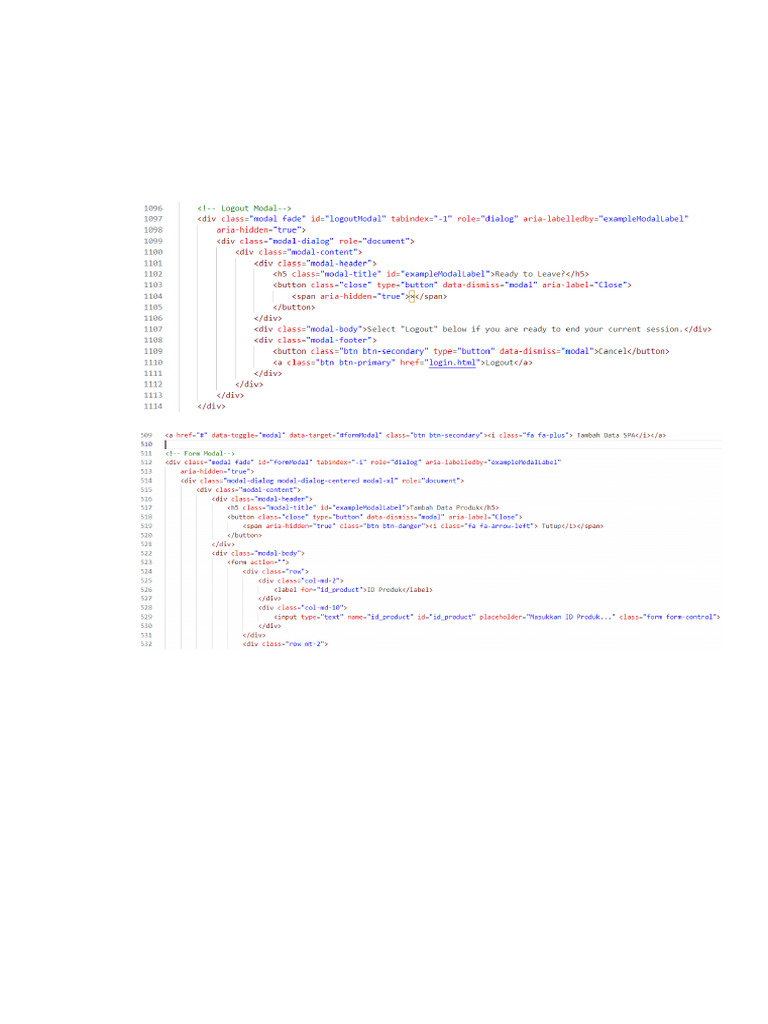 Tutorial Modal Bootstrap Sederhana | PDF
