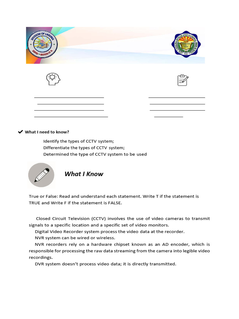 DCNavarro LAS EIM12 Q2W3 | PDF | Closed Circuit Television | Cable Television