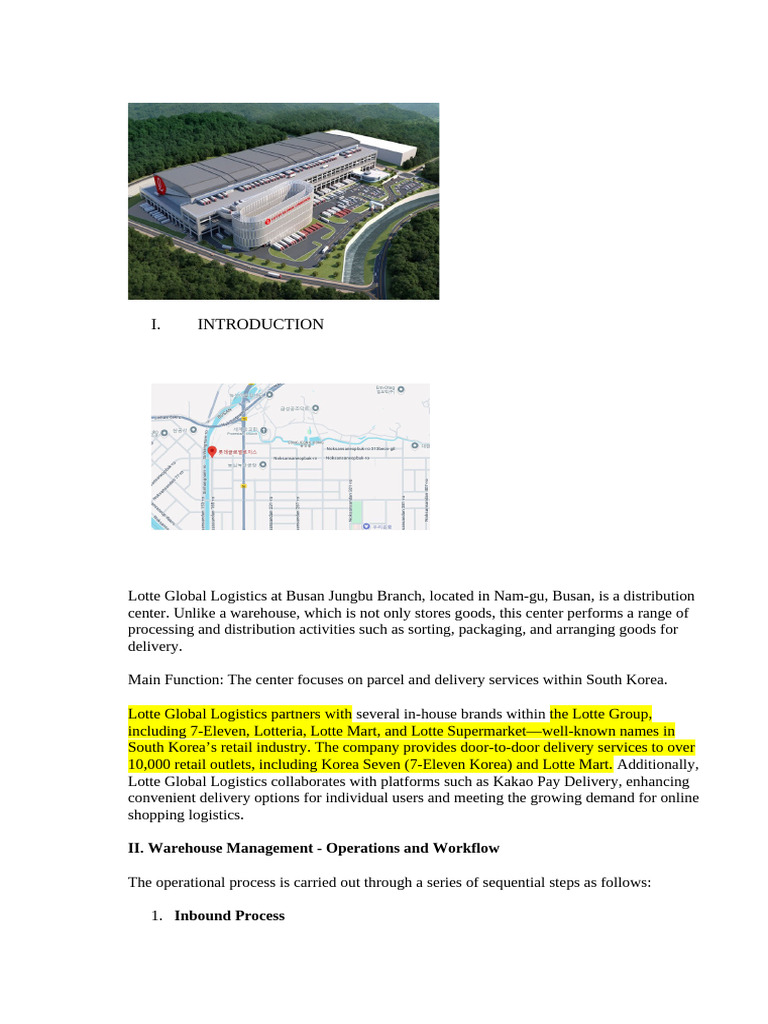 Lotte Global Logistics English | PDF | Logistics | Warehouse