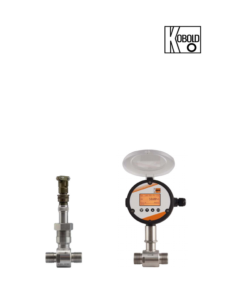 Manual Flow Meter Turbine Stainless Steel Dot | PDF | Flow Measurement ...