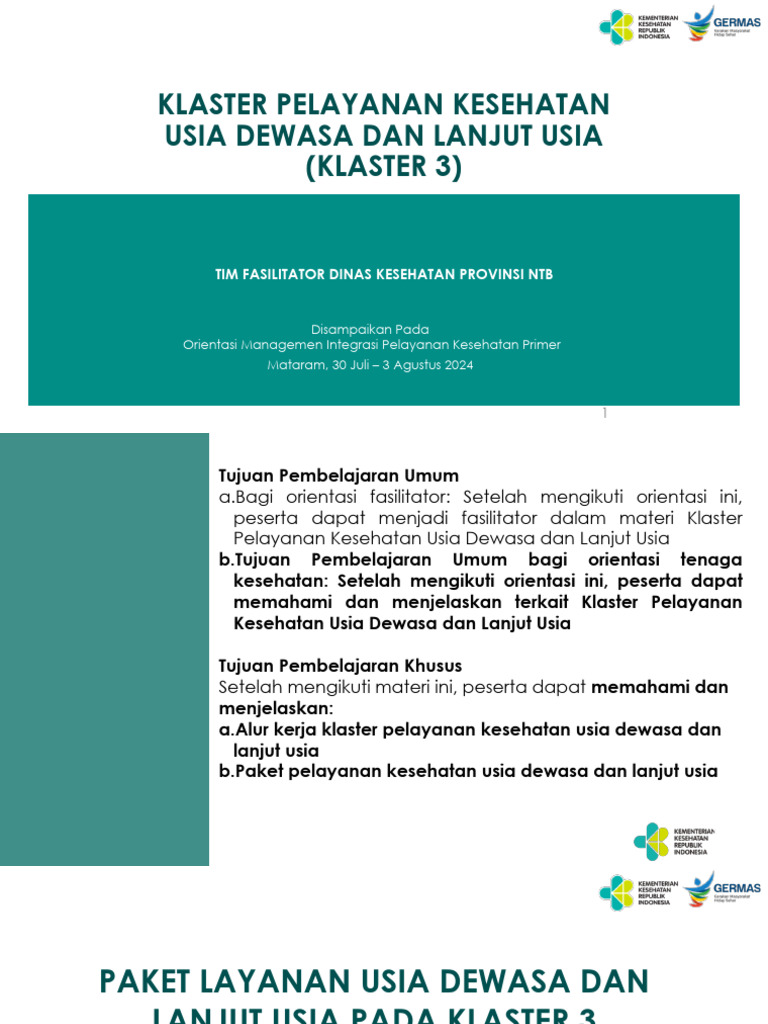 Materi ILP Kluster 3 (Pelayanan Kesehatan Usia Dewasa Dan Lanjut Usia ...
