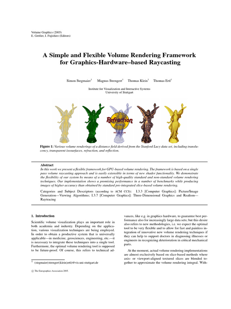 vg2005-stegmaier | PDF | Graphics Processing Unit | Rendering (Computer Graphics)