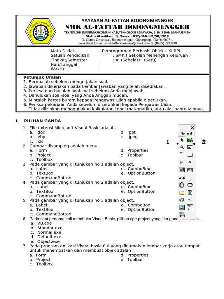 Kelas XI - Pemrograman Berorientasi Objek | PDF