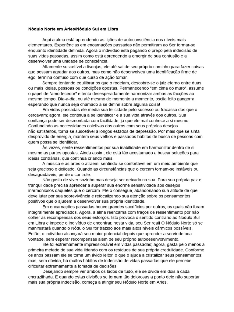 Maria Leonice - Nódulos Lunares | PDF | Vida | Pensamento