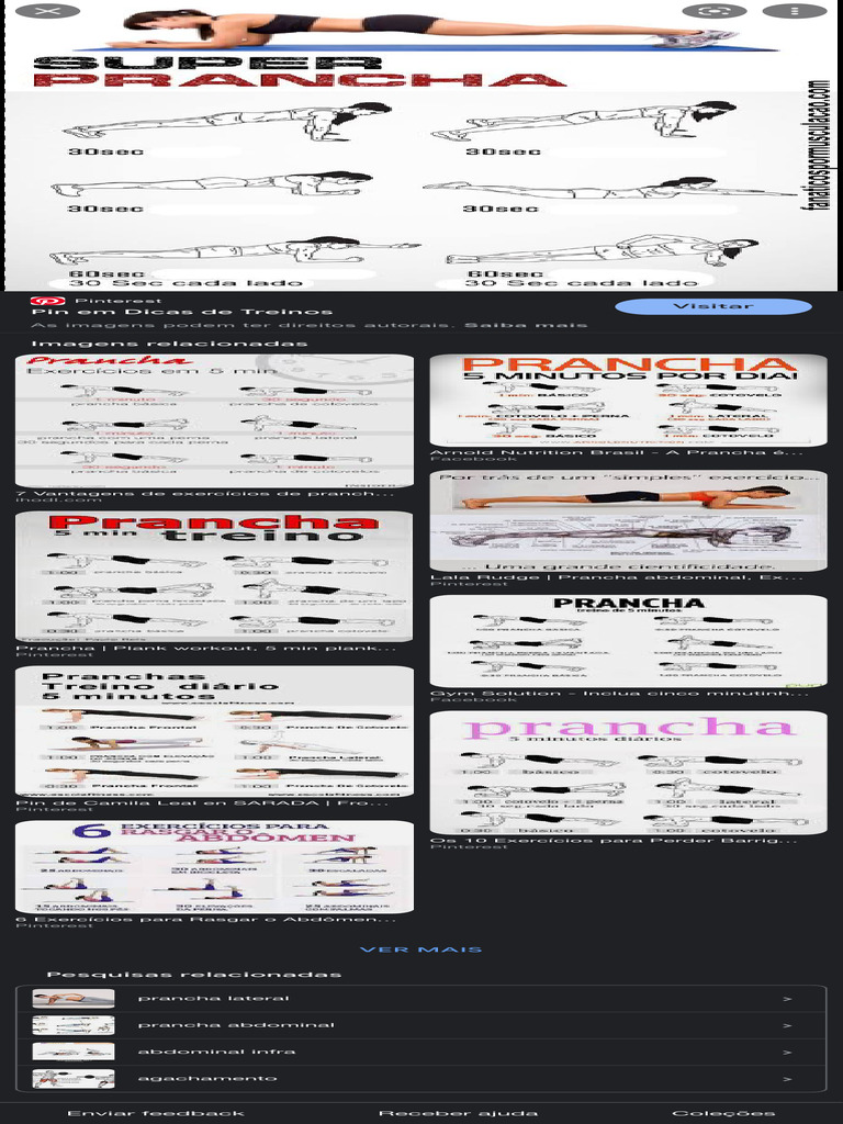 Desafio Prancha 30 Dias - Pesquisa Google | PDF