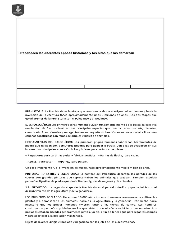 HIS-G-3N | PDF | Neolítico