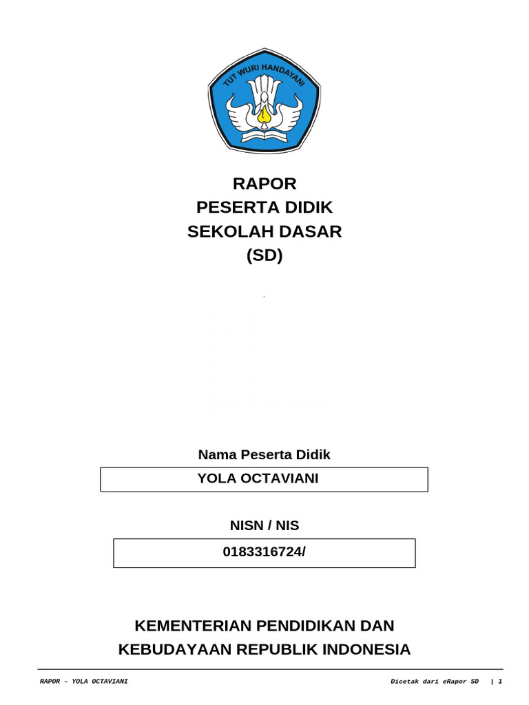 Identitas Raport | PDF