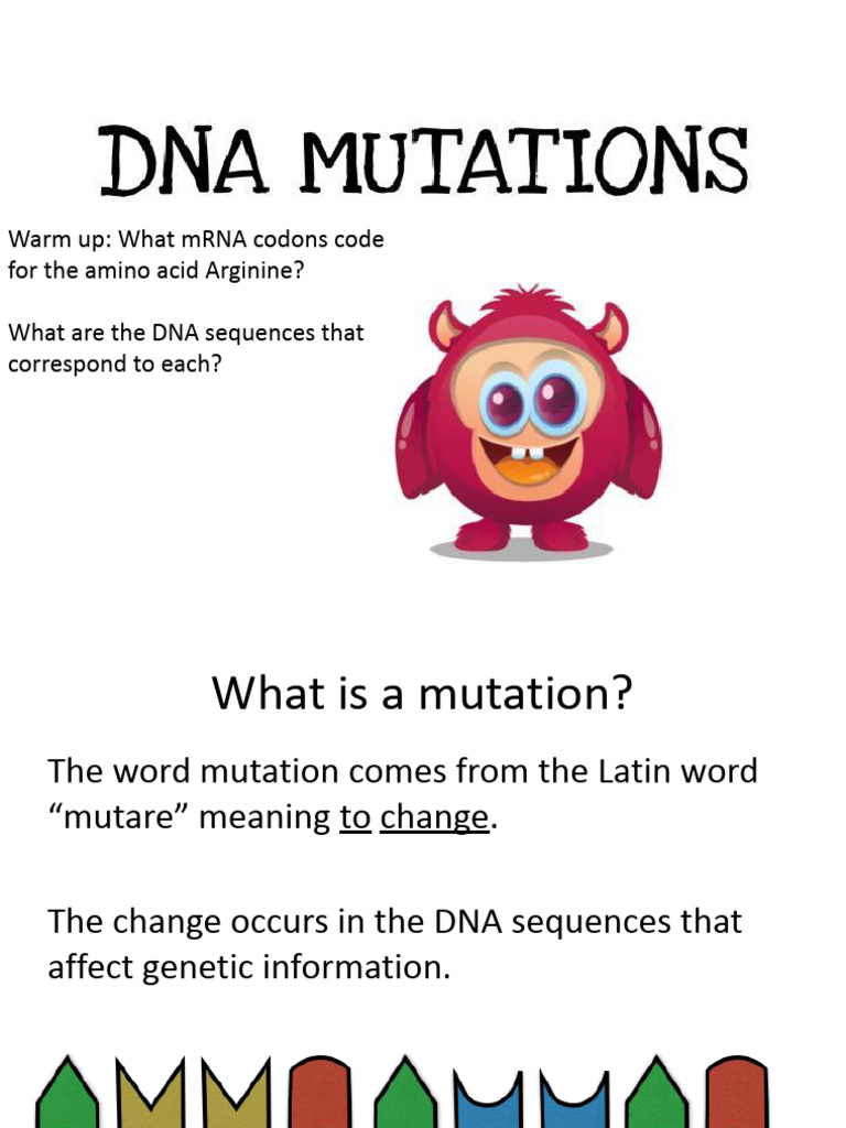 Mutations BiologyRoots | PDF | Gene | Mutation