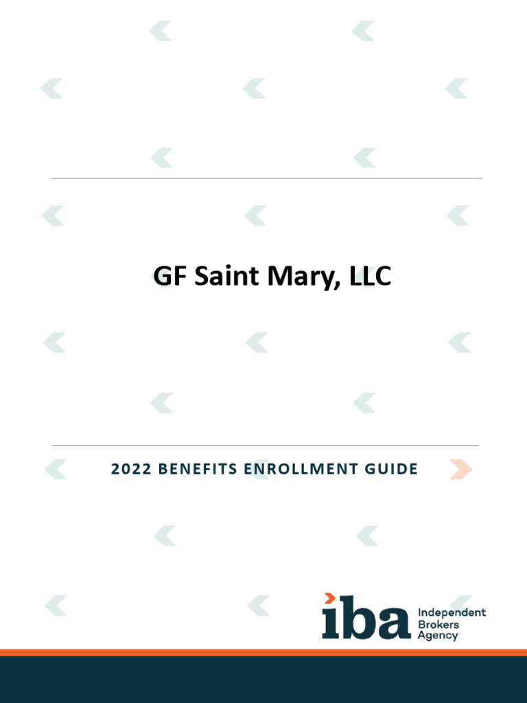GF Saint Mary, LLC: 202 Benefits Enrollment Guide | PDF | Patient ...