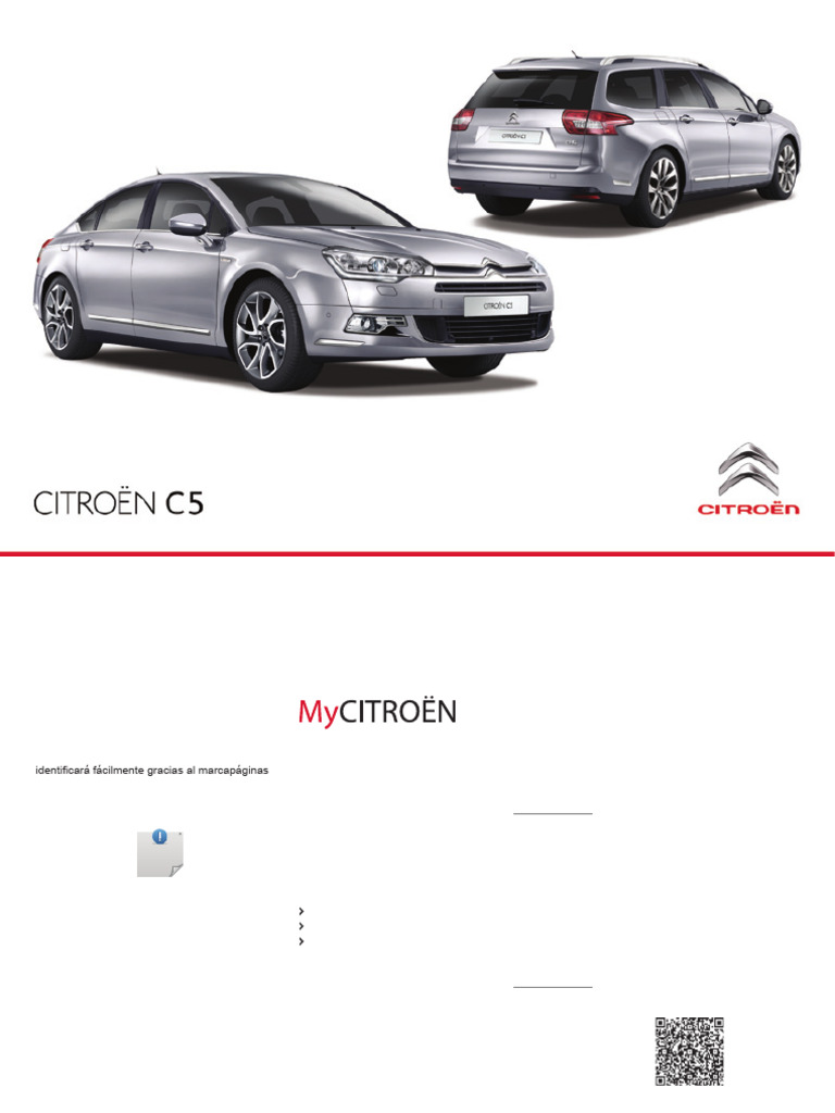 Guía de Utilización: C5 - Es - Chap00 - Couv-Debut - Ed01-2014 | PDF ...