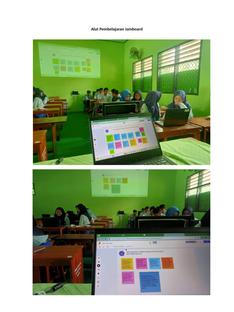 Alat Pembelajaran Jamboard | PDF