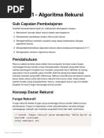 Kuliah 14 - Kompleksitas Algoritma | PDF