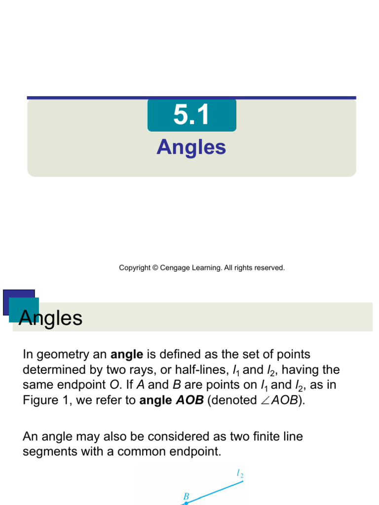 I-ANGLES | PDF | Angle | Circle