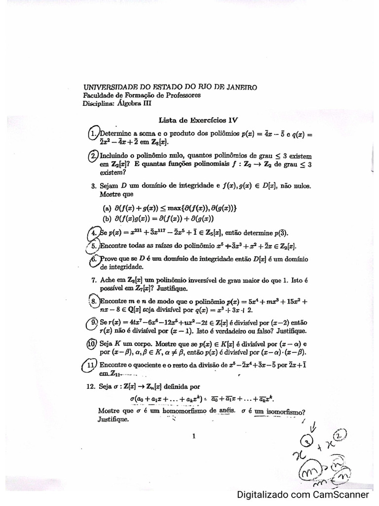 Elementos de Álgebra | PDF