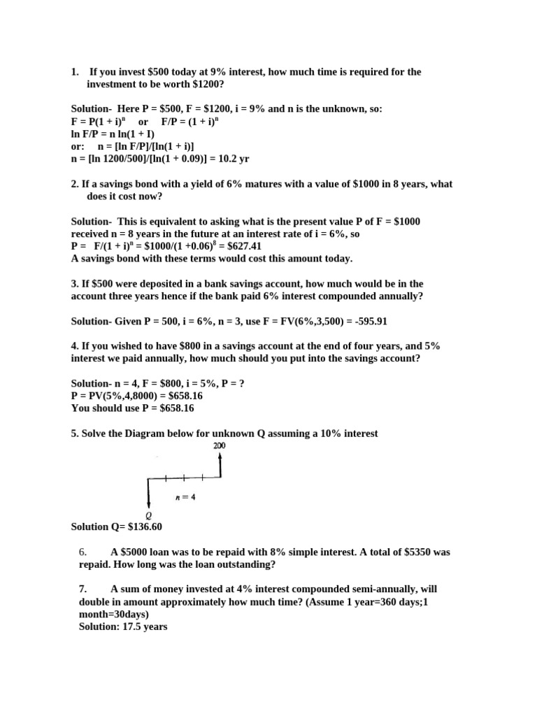 Financial Calculations Guide | PDF