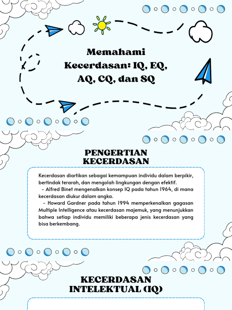 Memahami Kecerdasan IQ, EQ, AQ, CQ, dan SQ.pdf | PDF Memahami Kecerdasan IQ, EQ, AQ, CQ, dan SQ.pdf | PDF