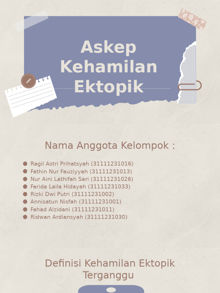 Kehamilan Ektopik | PDF