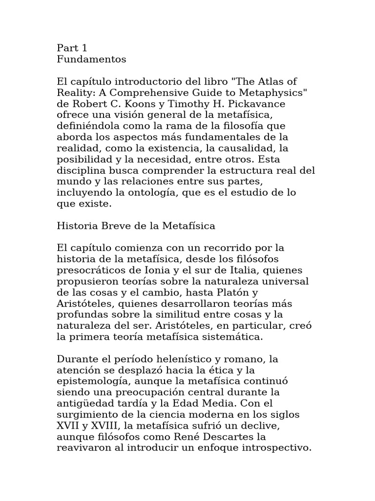 (2017) Koons | PDF | Ontología | Realismo filosófico