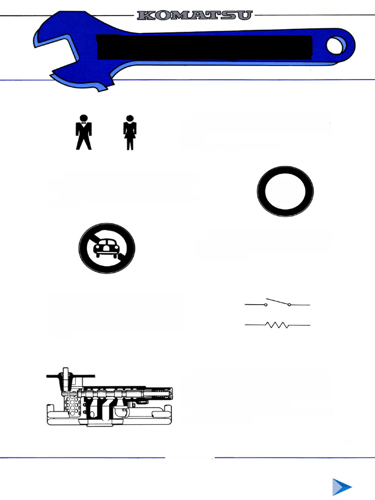 KOMATSU Training Hydraulics | PDF | Pump | Valve