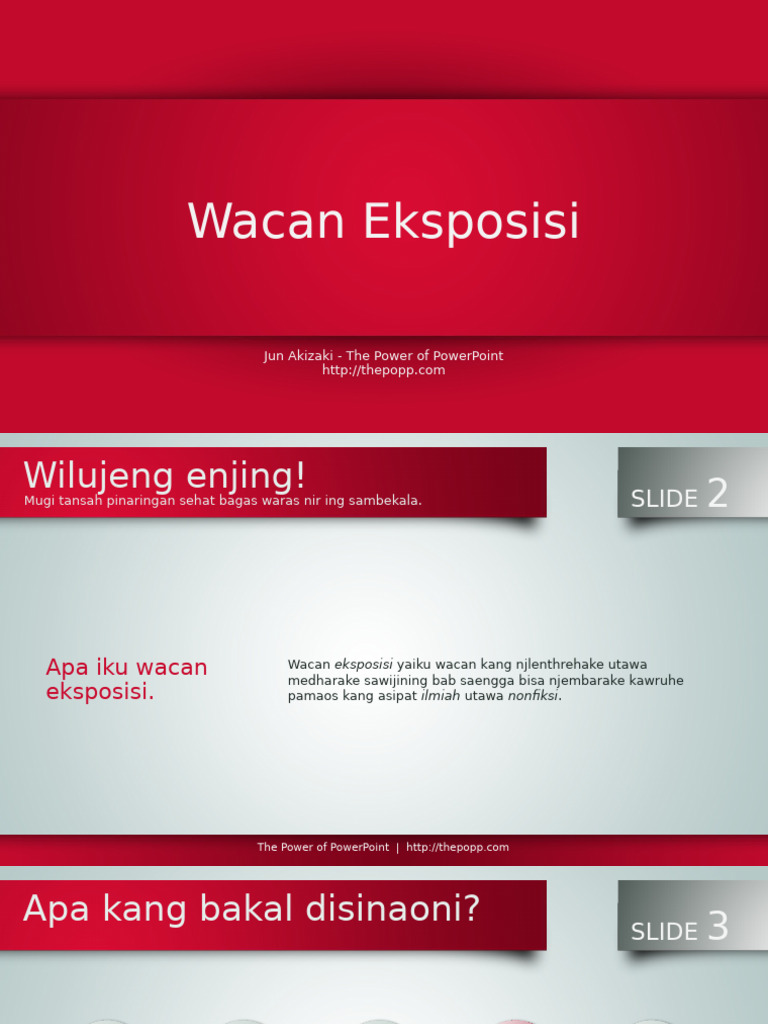 Materi Wacan Ekposisi 1 | PDF