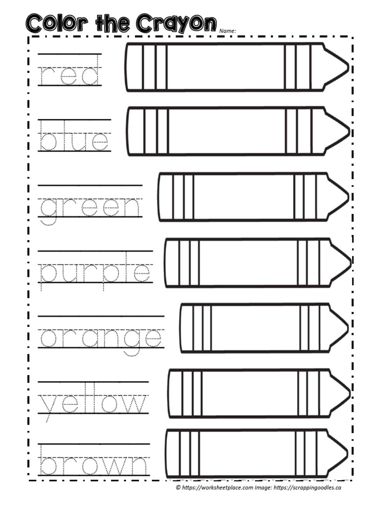 Color Words Activity 1 | PDF