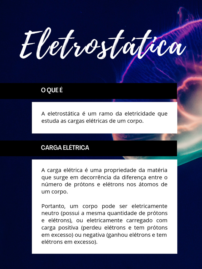 Eletrostática - Física | PDF