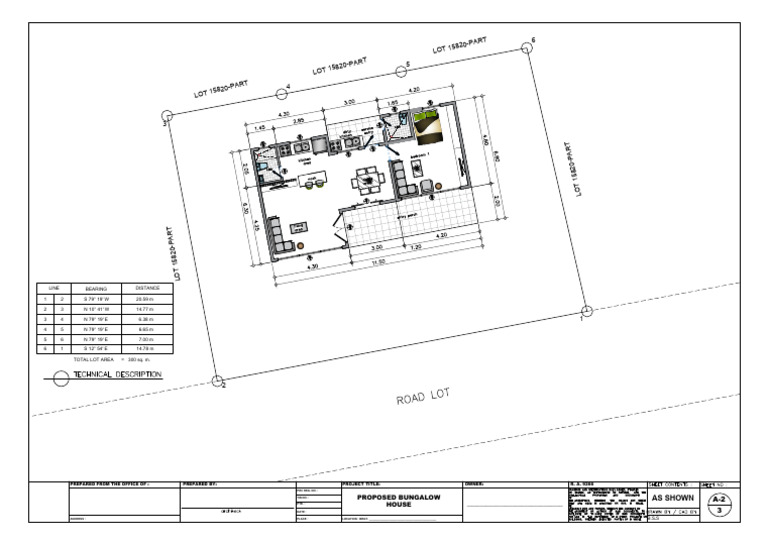 Proposed Bungalow House Plans | PDF