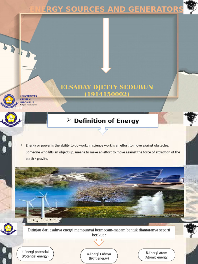 Bahasa Inggris Elsaday S6 | PDF | Kinetic Energy | Potential Energy