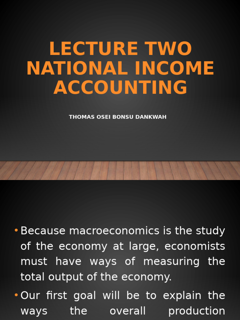 Intro to National Income Accounting | PDF