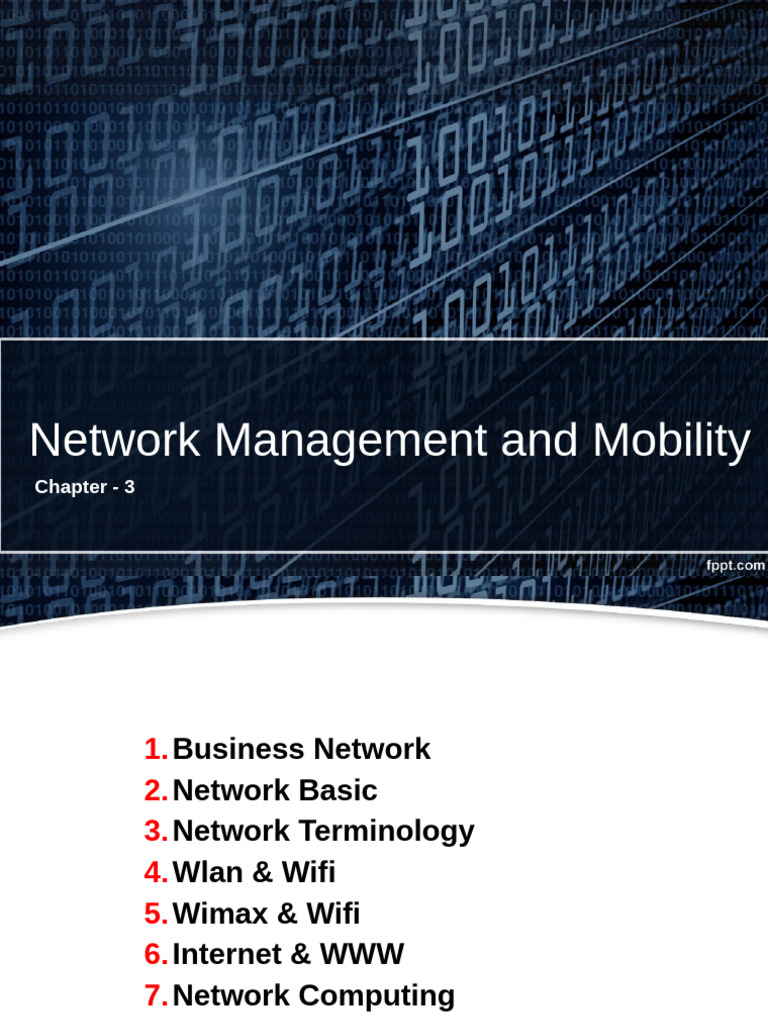 Chapter3 - Network Management | PDF | Computer Network | Wireless Lan