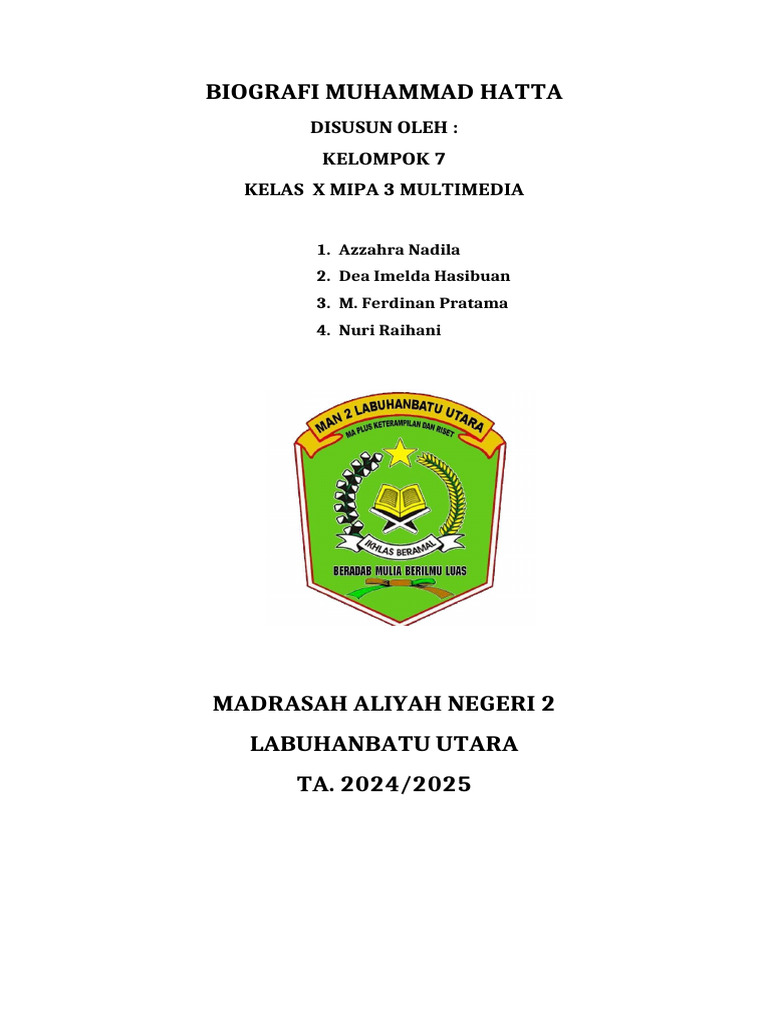 Biografi Muhammad Hatta | PDF