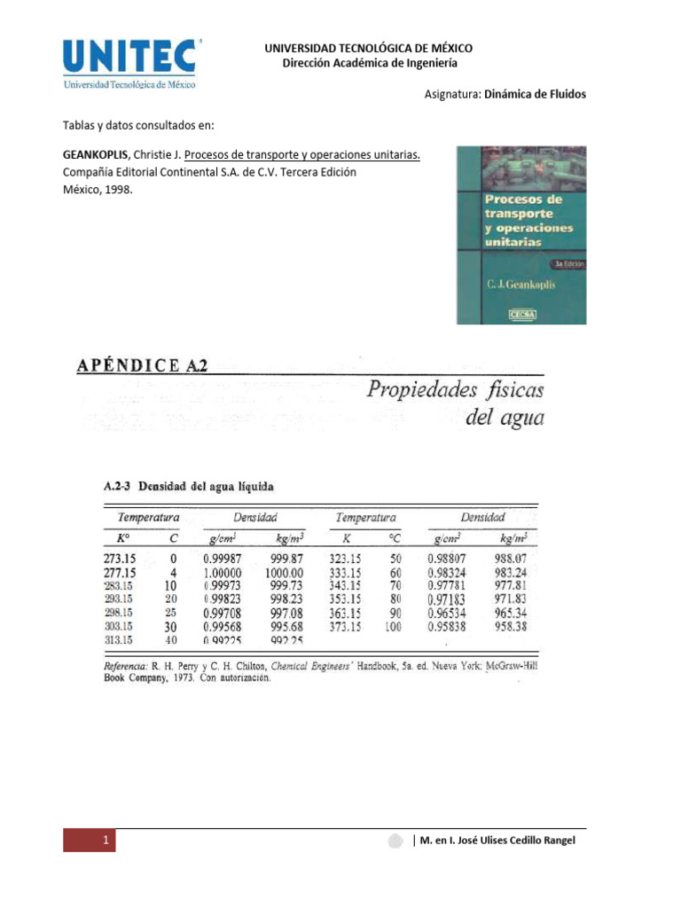 Apendice Geankoplis | PDF