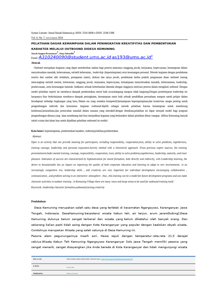 Template JSL Salinan | PDF