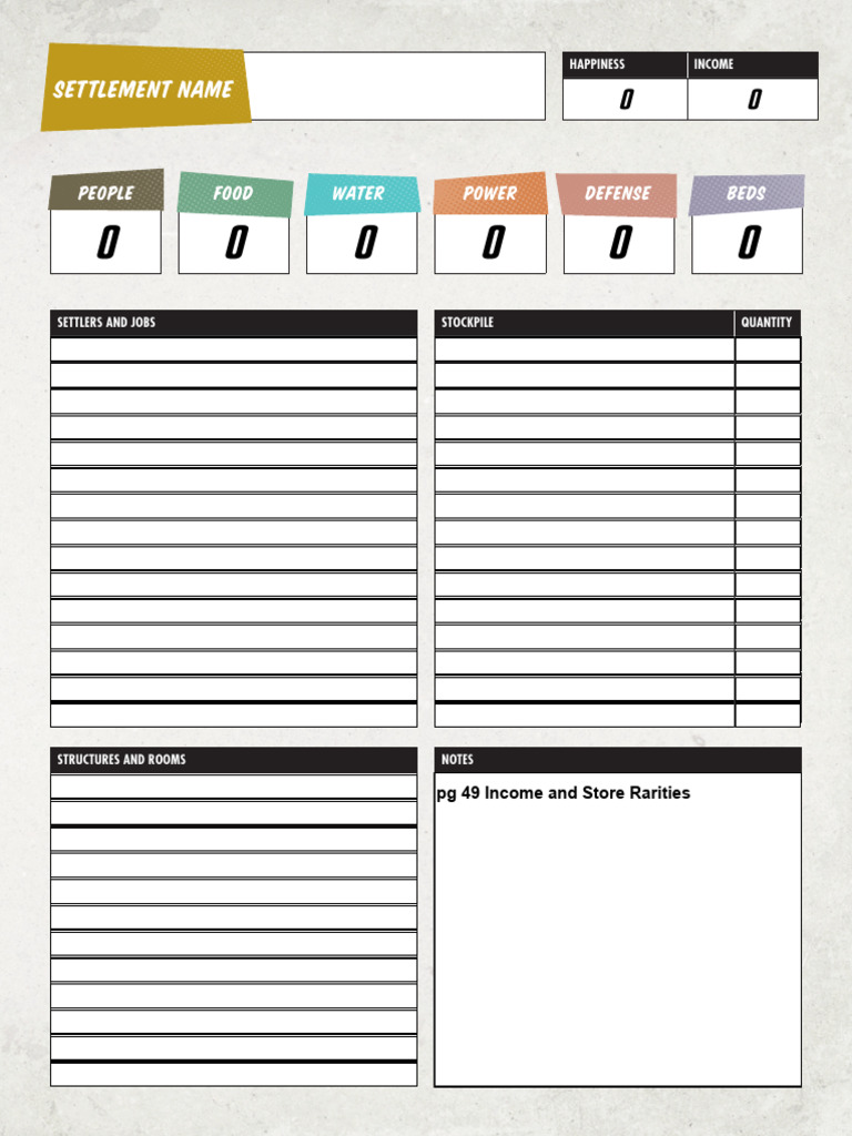 Settlement Sheet | PDF