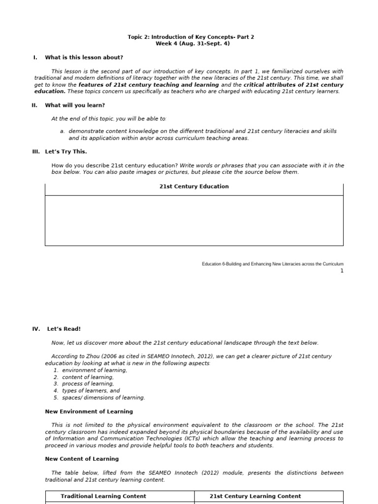 Topic 2 Part 2-BENLAC | PDF | Learning | Teachers