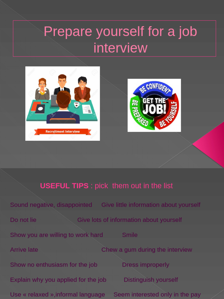 Preparing For A Job Interview | PDF | Job Interview | Cognitive Science