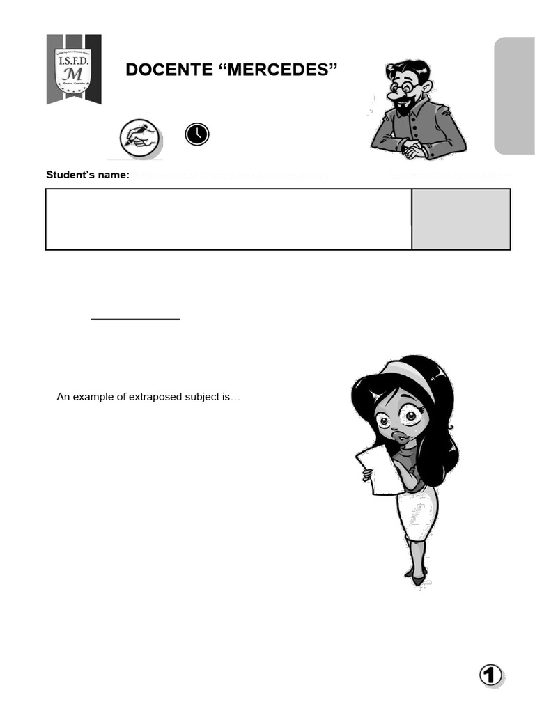 Test 2 - Make-up Test | PDF | Clause | Subject (Grammar)