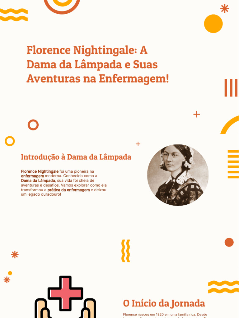 Slidesgo Florence Nightingale a Dama Da Lampada e Suas Aventuras Na Enfermagem ...
