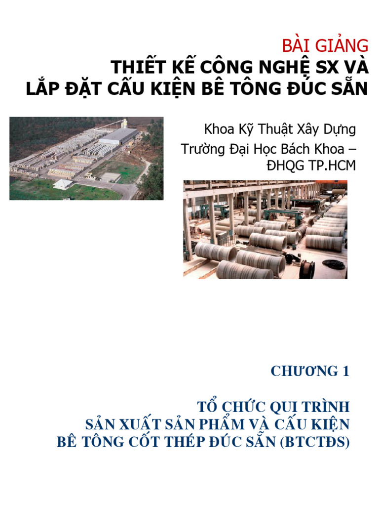 CNCTBT - Chuong 1-To Chuc Quy Trinh San Xuat-Out | PDF
