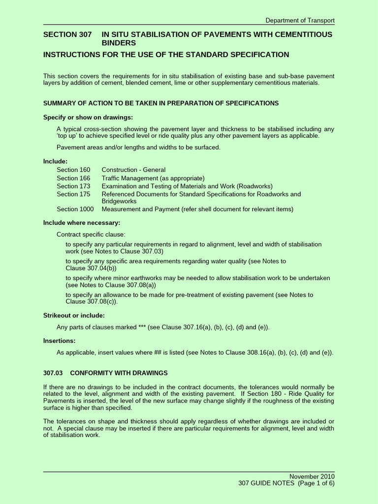 Pavement Stabilisation Guidelines | PDF | Road Surface | Gravel