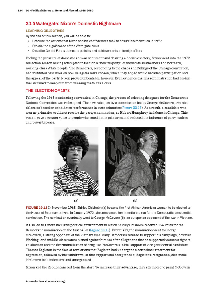 USHistory-WEB-848 | PDF | George Mc Govern | Richard Nixon