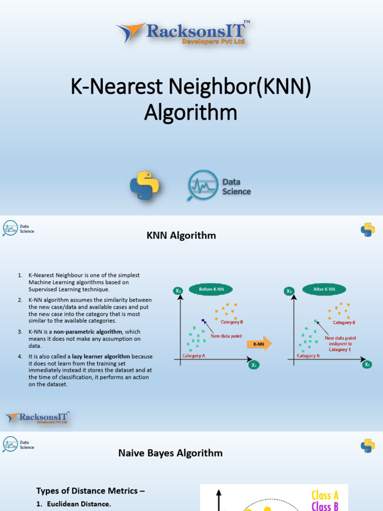 Knn | PDF | Distance | Algorithms