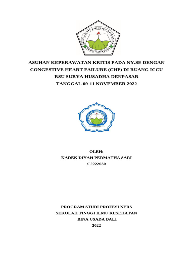 Askep Keperawatan Kritis - CHF | PDF